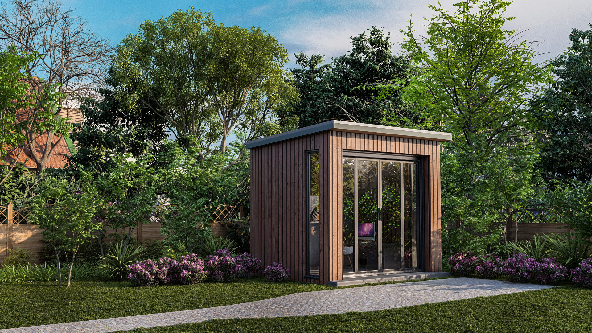 Solo Studio 3x3 Garden Office or Garden Building - Qube Buildings