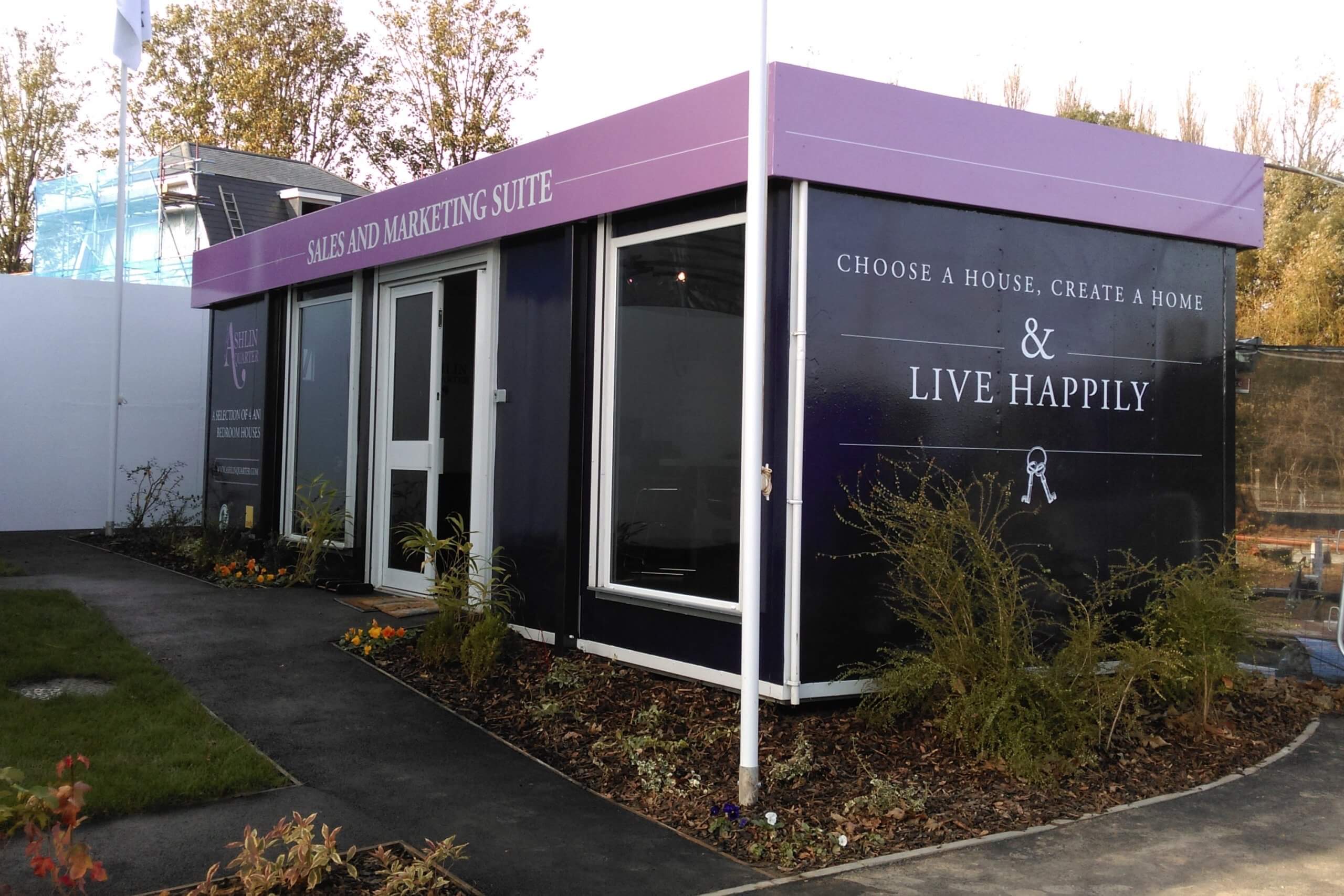 Sustainable Modular Marketing Suite manufactured from Bio-SIP™