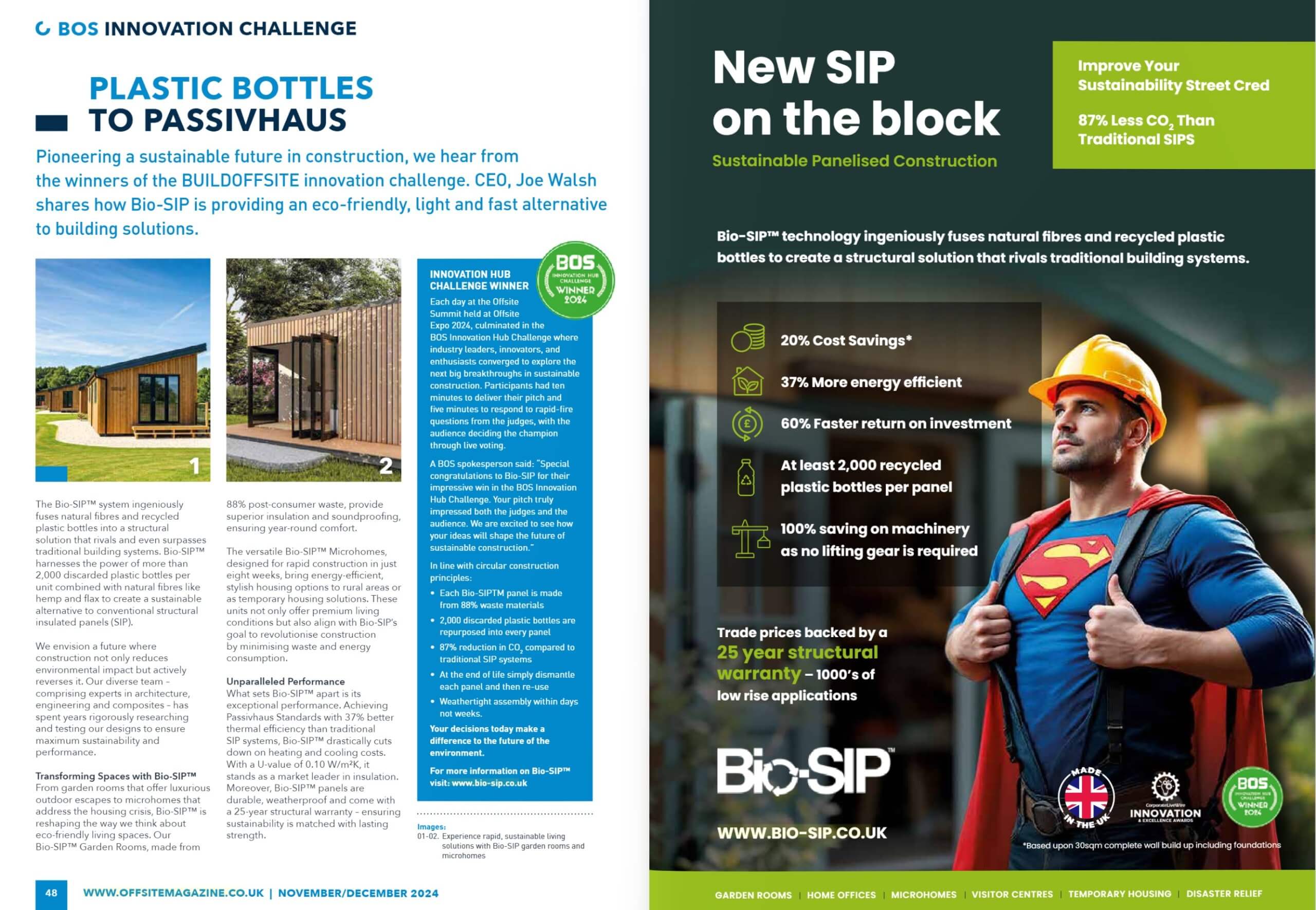Innovation in offsite construction | Bio-SIP™