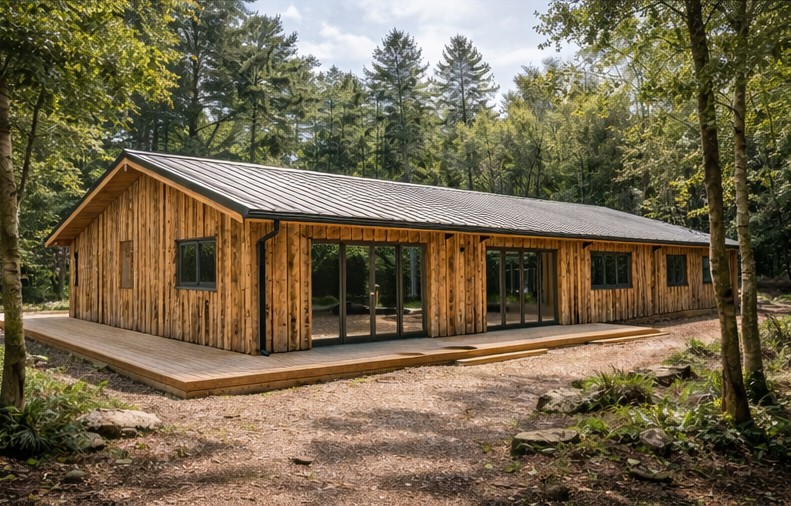 Scout Hut Building Prefabricated with Bio-SIP™ Eco buildings